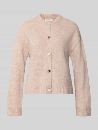 Christian Berg Relaxed Fit Strickjacke aus reiner Wolle in Strick-Optik