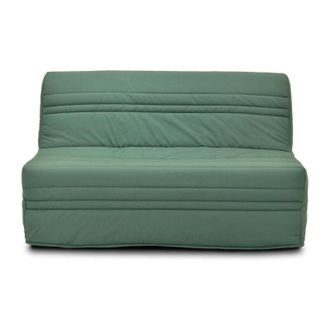 Les Tendances Les Tendances - Banquette bz - Tissu Vert - L143 x P97 x H89cm - Joe