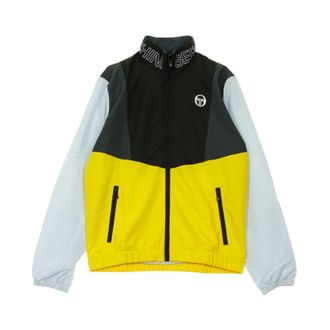 Sergio Tacchini Track Jacket in Schwefel/Schwarz - - Jackets - Herren - Mehrfarbig - S