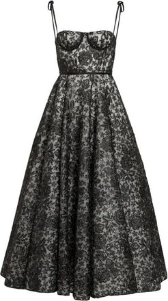 Giambattista Valli Femme, Robes, Noir, Taille: 38 FR Élégante Robe Florale pour Femmes