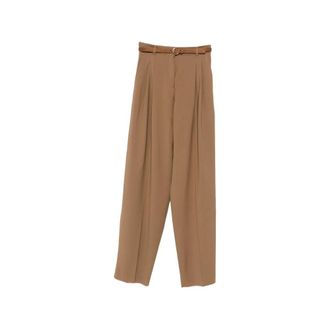 Max Mara Femme, Pantalons, Brun, Taille: 38 FR Mstbacio 253 002 Pant