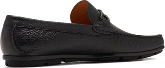 Magnanni mocassins Montijo &agrave; bout carr&eacute; - Noir
