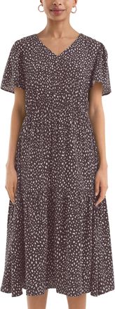 QS by s.Oliver Viskosekleid mit All-Over-Print