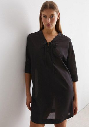 Marc O'Polo Strandkleid leichtes Tunika-Kleid, seitliche Schlitze