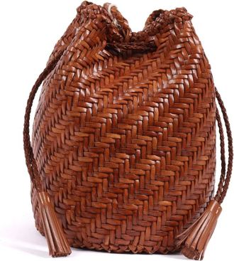 Dragon Diffusion Femme, Sacs, Brun, Taille: ONE Size Pompom Double Jump Shoulder Bag