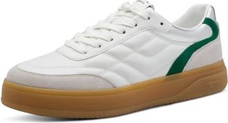 Tamaris Baskets Basses pour Femme - Blanc - Taille 41 EU, White Comb, 41 EU