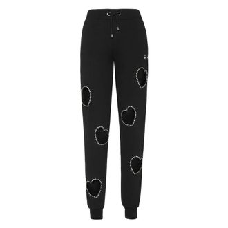 Philipp Plein Jogging Hosen Heart - - Trousers - Damen - Schwarzk - M