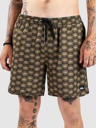 Quiksilver Surfsilk Scallop Volley 16 Boardshorts florever grape leaf