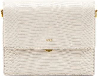 JW PEI JW Pei, Femme, Sacs, Blanc, Taille: ONE Size Mini Sac Bandouli&egrave;re &agrave; Rabat
