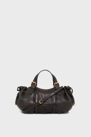 Gerard Darel Sac &agrave; main en cuir bubble - 18H - Lave