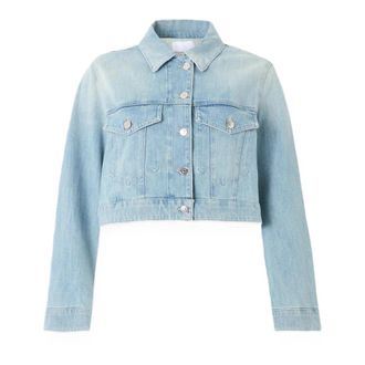 Dondup Cropped Denim Jacket - - Jackets - Damen - Blau - M