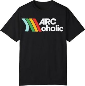 Generic ARC Raiders ARCoholic T-Shirt - Unisex 2025 Tee graphique de jeu d&eacute;contract&eacute; &agrave; manches courtes Streetwear pour hommes/femmes, Noir, M