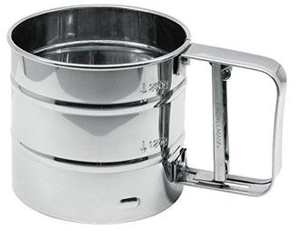 Fackelmann Fackelmann Einhand-Blitzschnell-Sieb Weißblech 350g