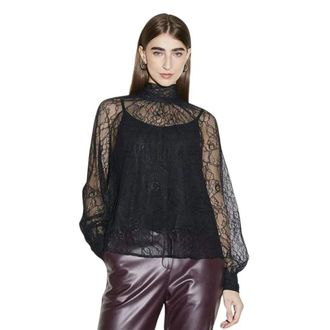 Kaos Kaos, Femme, Blouses et Chemises, Noir, Taille: 34 FR Blouses