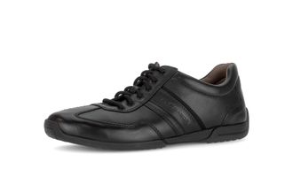 Gabor Herren Sneaker, Männer Schnürschuhe,recyceltes Futter,Wechselfußbett,straßenschuhe,Strassenschuhe,Schnuerung,Black,42.5 EU / 8.5 UK