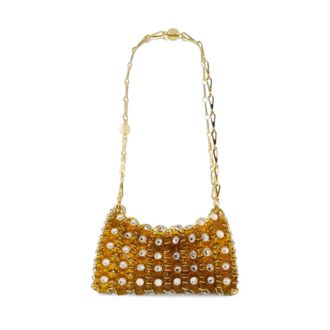 Paco Rabanne Sac bandouli&egrave;re Nano 1969 - Femme - Sacs - Jaune - Taille: ONE Size