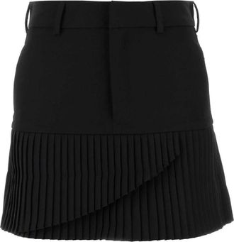 Maison Margiela Femme, Jupes, Noir, Taille: 38 FR Short Skirts