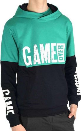 Bezlit Hoodie Jungen Kapuzen Pullover & GAME OVER Aufdruck (1-tlg) Hoodie