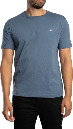 GANT Herren Printed Archive Shield Tshirt T-Shirt, Blau, XXL