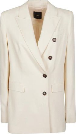 Pinko Pinko, Femme, Vestes, Beige, Taille: 38 FR Amalfi Jacket