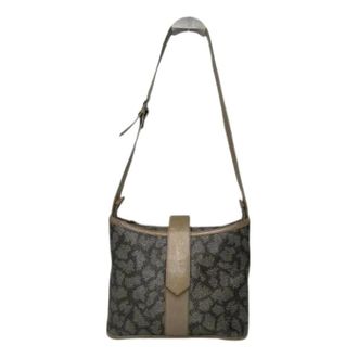Saint Laurent Sac bandouli&egrave;re en toile Pre-owned - Femme - Pre-owned - Beige - Taille: ONE Size