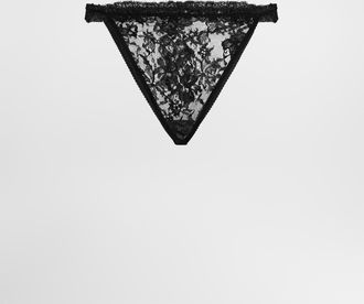 Dolce & Gabbana Lace Briefs - Frau Unterw&auml;sche Schwarz 1