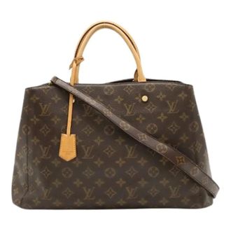 Louis Vuitton unisex, Pre-owned, Brun, Taille: ONE Size Pre-owned Montaigne GM Tote Bag