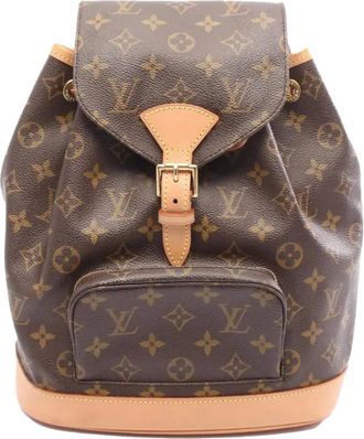 Louis Vuitton 1997 Monogram Montsouris MM backpack - Braun