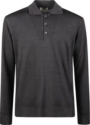 Altea Polo-Kragen Pullover - - Tops - Herren - Grau - M