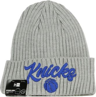 New Era NBA Entwurf Gestrickte M&uuml;tze Heather Grey - - Accessories - Herren - Grau - ONE SIZE