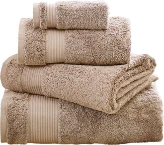 Next Home Handtücher aus Ägyptische Baumwolle - 100% Baumwolle, Natürlich Karamell 4 Pack Hand Towels