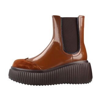Noa Harmon Botin Plataforma Storm - Femme - Chaussures - Brun - Taille: 37 EU
