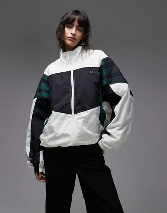 adidas Originals Santiago - Haut de surv&ecirc;tement - Blanc cass&eacute;