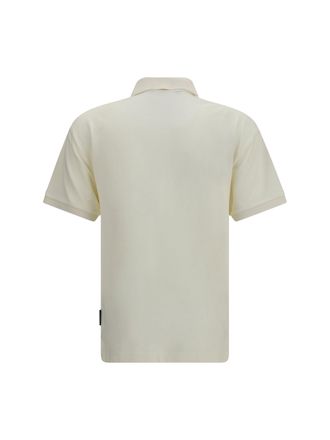 Palm Angels Embroidered Logo Polo - Beige