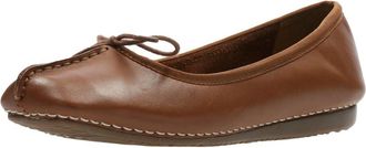 Clarks Damen Freckle Ice Ballerinas, Braun, 39.5 EU