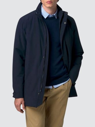 K-Way Parka imperm&eacute;able et coupe-vent en laine et cachemire &agrave; col montant