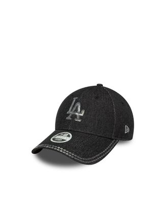New Era Womens Cap 9forty La Dodgers Black Polyester Hat