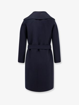 Max Mara Womens Coat Messi Virgin Wool Black