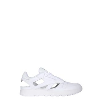 Maison Margiela Leather Sneakers mit Tabi-Zehen - - Shoes - Herren - Wei&szlig; - 44 EU