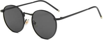 Generic Lunettes De Soleil En Métal For Hommes, Conduite, Vacances, Plein Air, Sport, Femmes(Black)