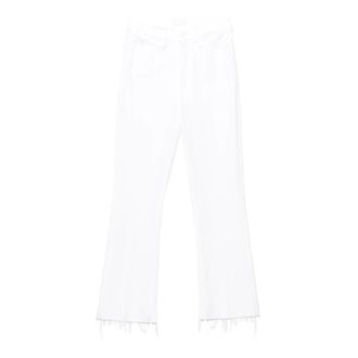 Mother The Hustler Ankle Fray Jeans - - Jeans - Damen - Wei&szlig; - W26