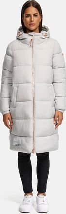 Marikoo Winterjacke MARIKOO Nomadiaa, Damen, Gr. XXL, grau (light grau), Obermaterial: 100% Polyester; Innenseite: 100% Polyester; Futter: 100% Polyester; Wat