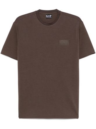 Emporio Armani t-shirt Lux Identity - Marron