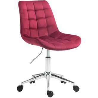 SVITA MICKY chaise de bureau pour enfants, chaise pivotante r&eacute;glable en hauteur, bordeaux