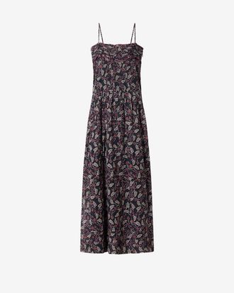 Isabel Marant Kleid Demy - Damen - Black/raspberry - Gr&ouml;&szlig;e 34 - Marant &Eacute;toile
