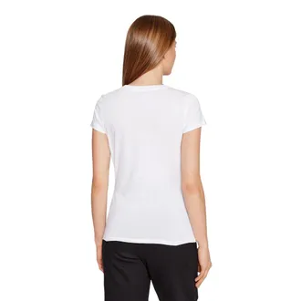 A|X Armani Exchange Sequin Logo T-Shirt - White