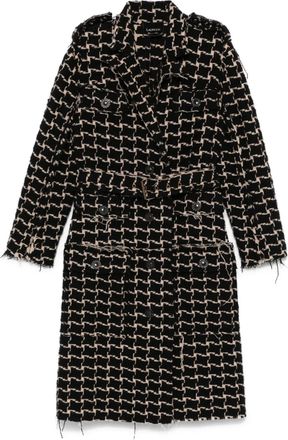 Lanvin manteau &agrave; carreaux (ann&eacute;es 2010) - Noir