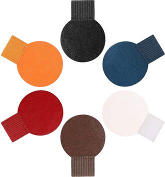 Generic Set mit 6 Stiftschlaufen, selbstklebender Stifthalter mit elastischem Band, entworfen f&uuml;r Notizb&uuml;cher, Tageb&uuml;cher, Kalender und Planer (Set mit 6 Farb