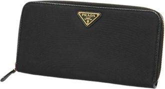 Prada unisex, Pre-owned, Noir, Taille: ONE Size Portefeuille en nylon Pre-owned