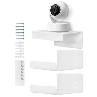 Generic Schwebende Wand aus Acryl - 3-teiliges Badezimmer-Kosmetik-Organizer, transparent, modern | Wohnung Eigent&uuml;mer B&uuml;ro Shop Badezimmer Wohnzimmer K&uuml;che S